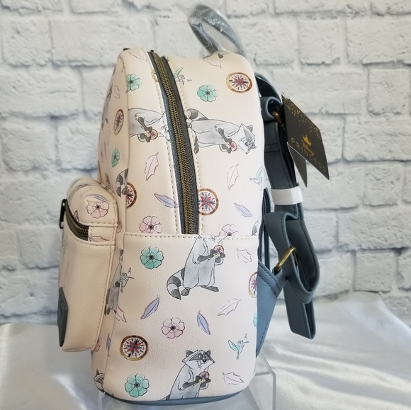 Loungefly | Bags | Loungefly Pocahontas Meeko Flit Compass Disney Mini ...